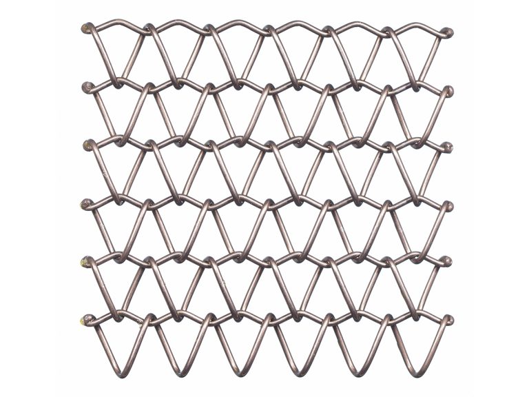 Wedge wire mesh in Double Stone Steel PVD colored stainless steel ...