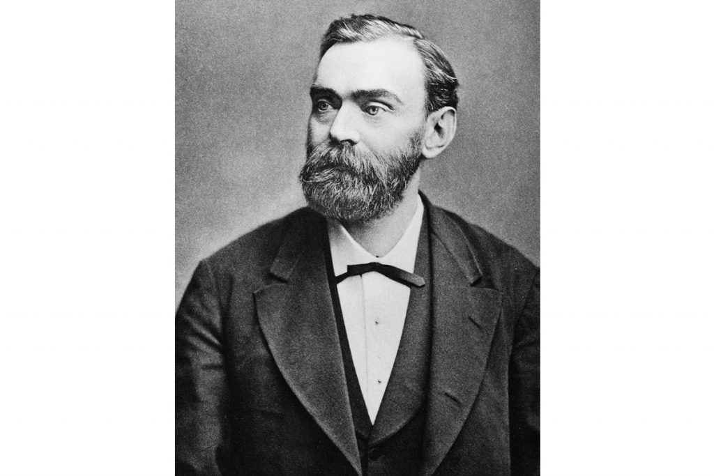 Photograph of Swedish scientist and philanthropist, Alfred Nobel (1833 ...